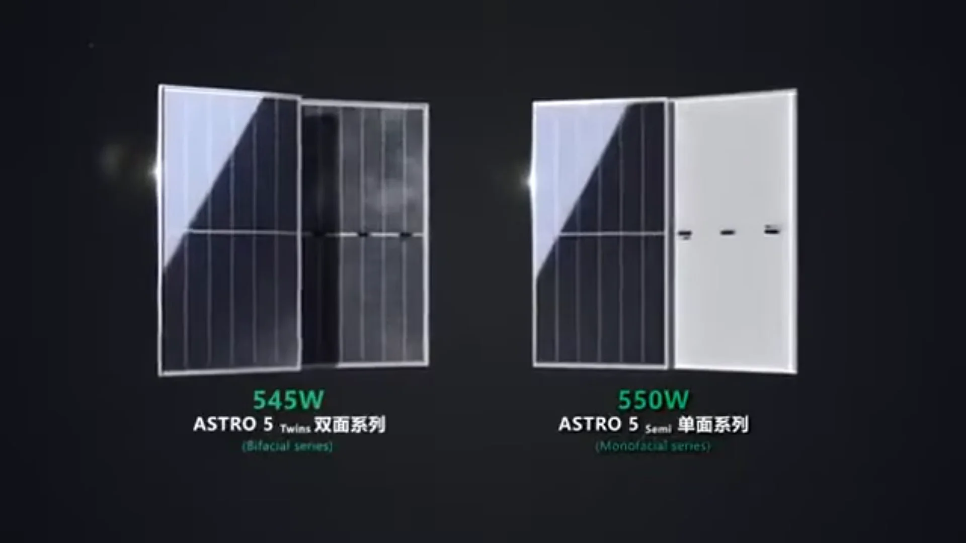 Astro 5semi Chsm72m-hc Monofacial Series(182) New Gen 540w 550w 555w ...