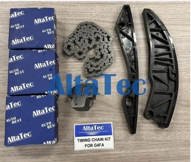 ALTATEC TIMING CHAIN KIT FOR HYUNDAI G4FA 24321-2B000 24410-25001 24420 ...