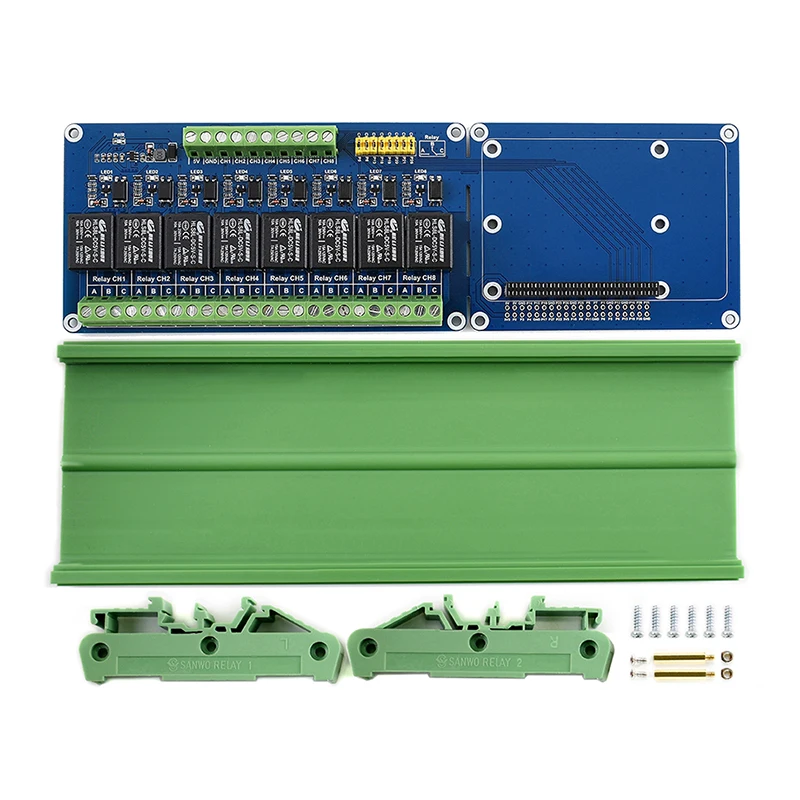 DIN Rail Mount IoT Power Relay Expansion Board Three Channel (3-CH ...
