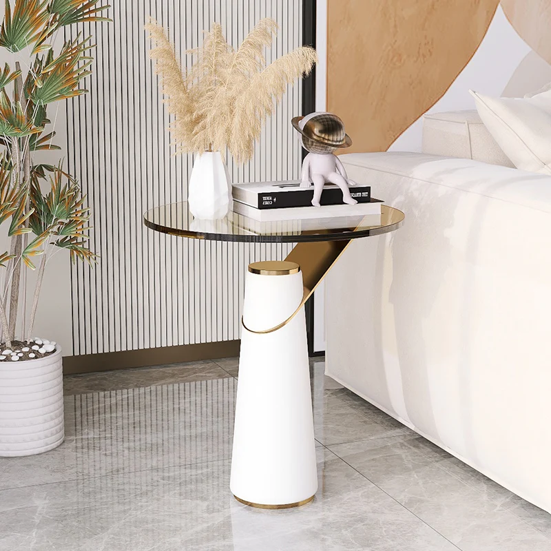 Xingtuo Glass Teapoy Design Living Room Furniture Modern Console Tea ...