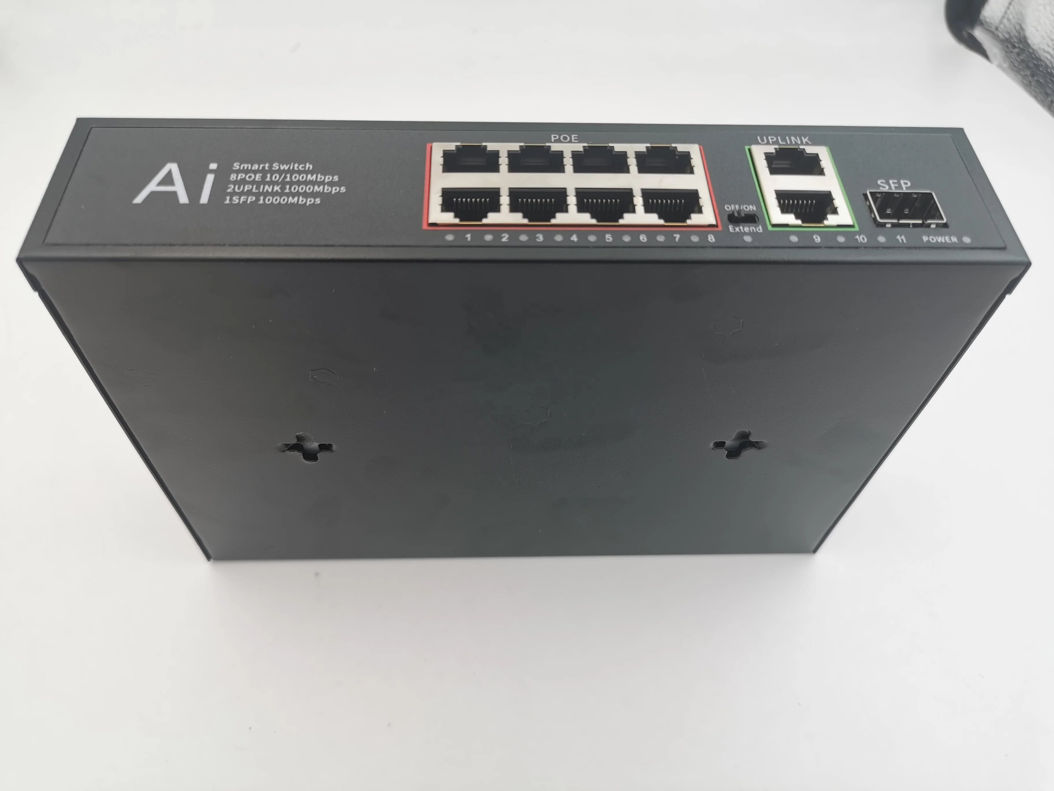 8 Port 10/100M 24V Passive POE Switch for 24V Wireless AP