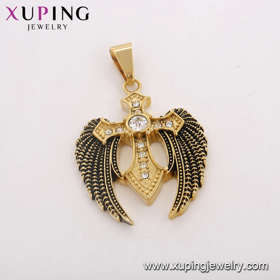 Xuping Jewelry - Stylish Cross Pendant with Angel Wings