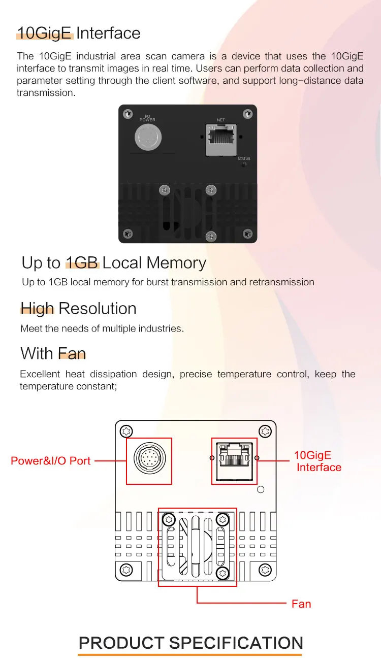 High Resolution Imx253 12mp Global Shutter Cmos Sensor Industrial ...