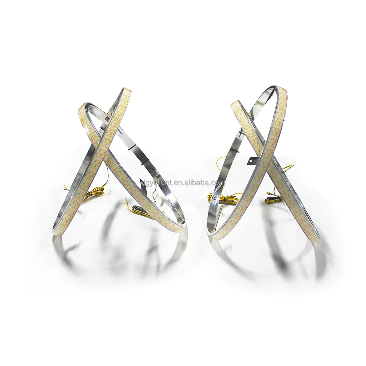 Sequential Animation Quad Row Switchback Wheel Lights Ring with White ...