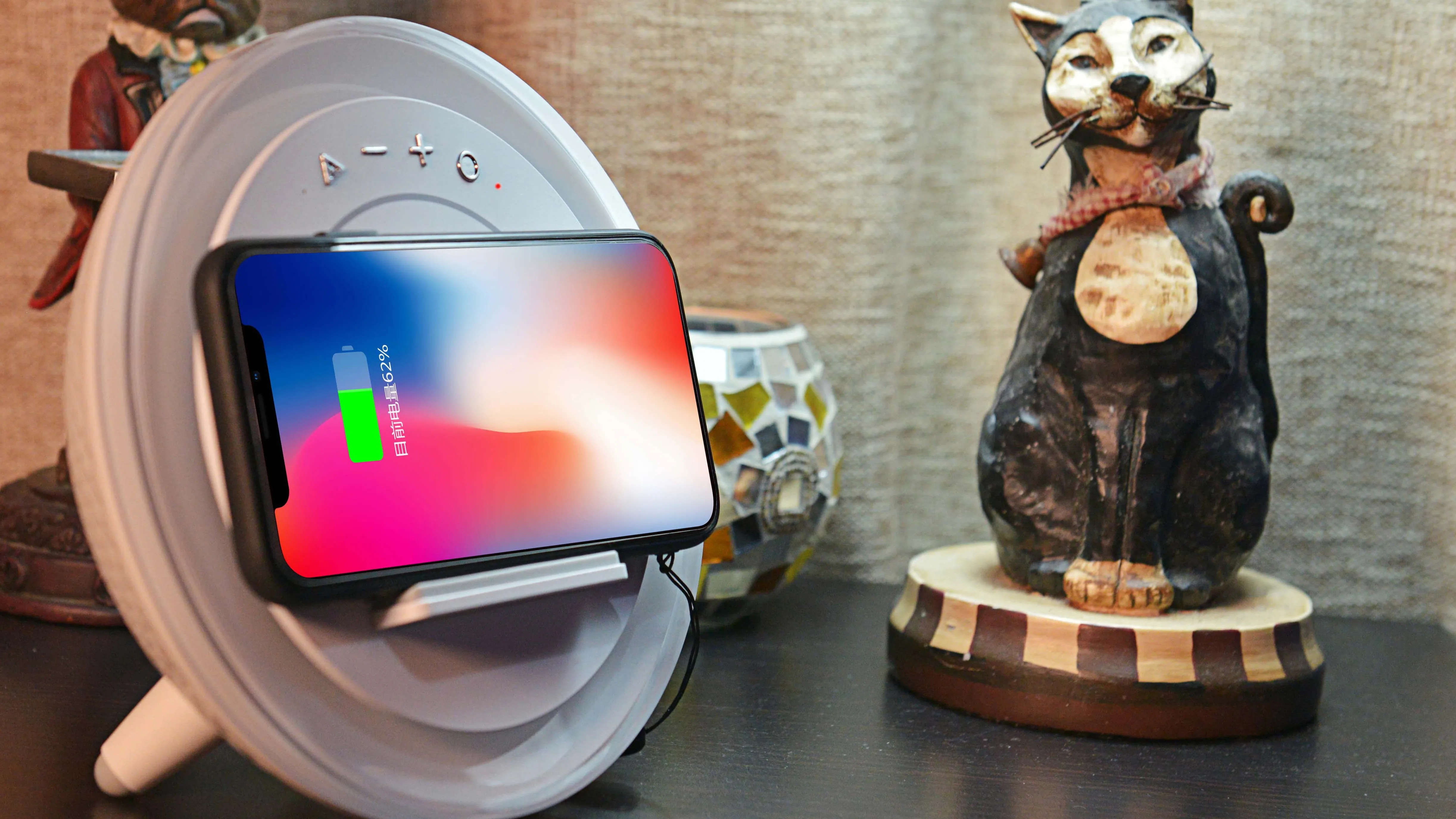 Portable 10w Multifunctional Wireless Charger Rgb Night Light With ...