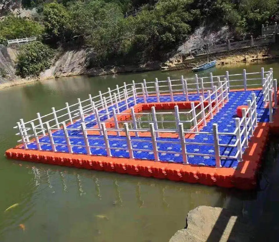 HDPE Blocks Floating Jetty Platform Pontoon Boat Lift Floats Float Dock ...