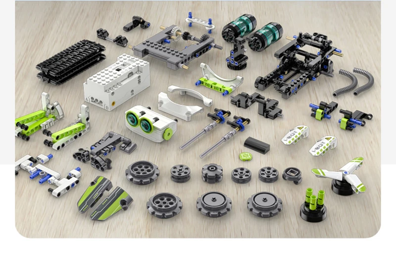 New 2023 Stem Education Building Blocks Set Remote App Controlled Robot ...