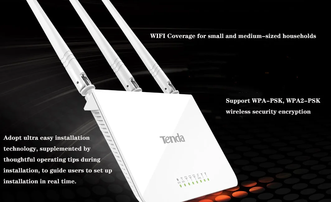 Tenda F3 Router - 2.4ghz 300mbps Wireless Router for Home