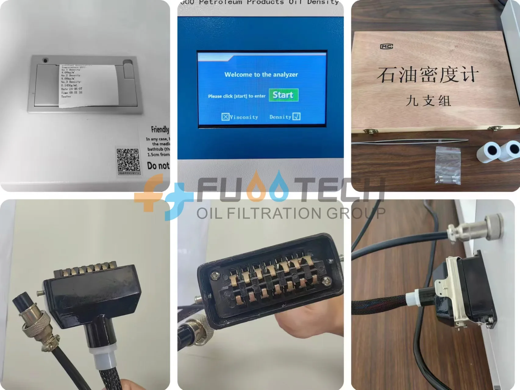 FUOOTECH DST-2000 Portable Digital Density Meter for Oil Testing