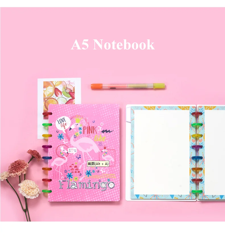 Ringnote A5 Vocabulary Cute Personalised B5 Eco Friendly Unicorn School ...