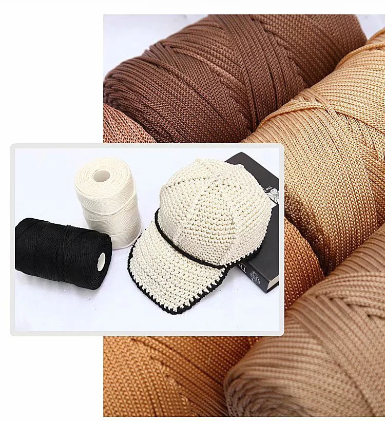 Light Viscose Ice Rope 3mm - Versatile Knitting Yarn