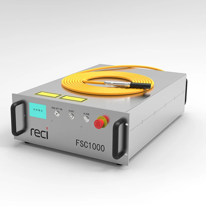 RECI 1500W 2000W 3000W Fiber Laser Source for Laser Cutting Laser Welding Cladding 3D Printing ...