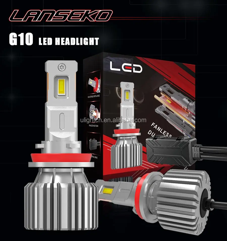 Lanseko Halogen Type Led Bulbs G10 9004 Automotive Lighting Fanless ...