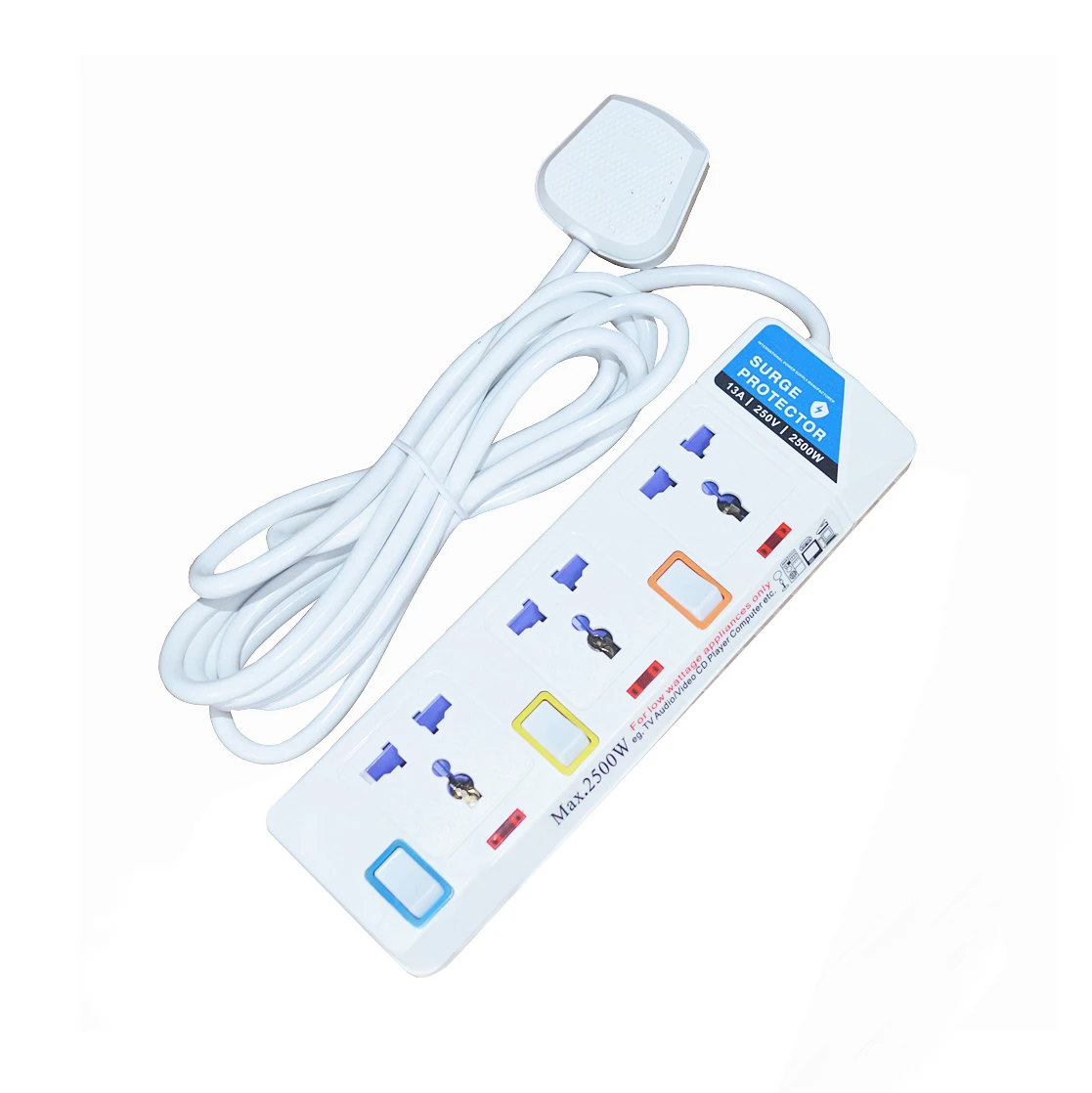 Thailand Vietnam Myanmar Cambodia 3 4 5 Way USB Power Lead Strip
