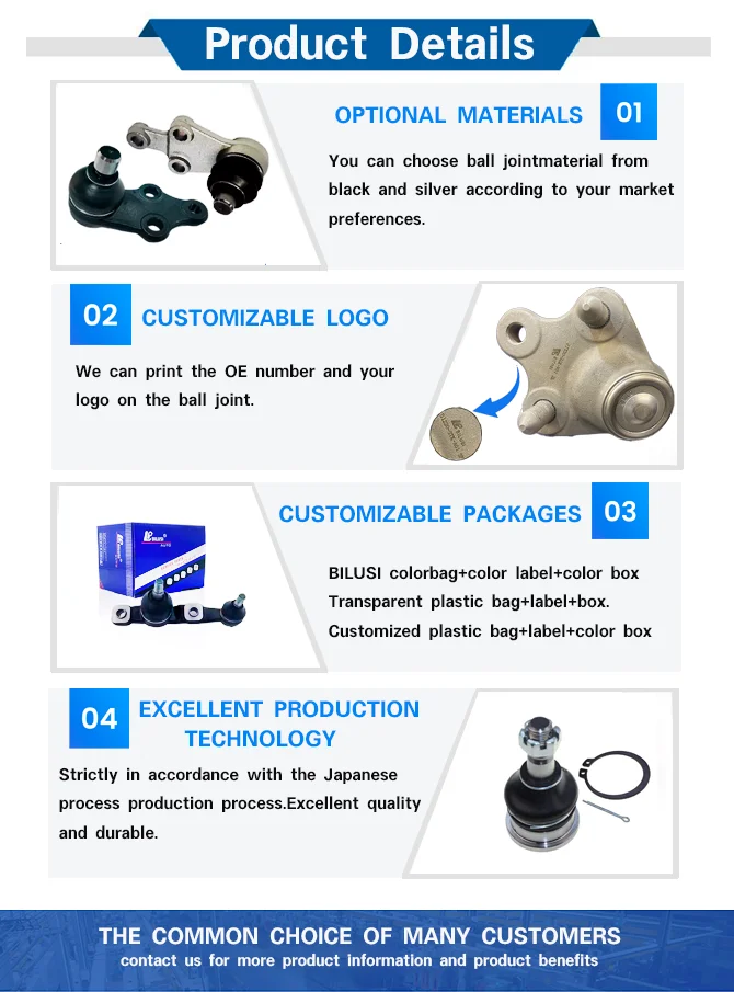 Bilusi OEM 40110-EB70A 40110-EB70D Factory Wholesale Front Rotula ...