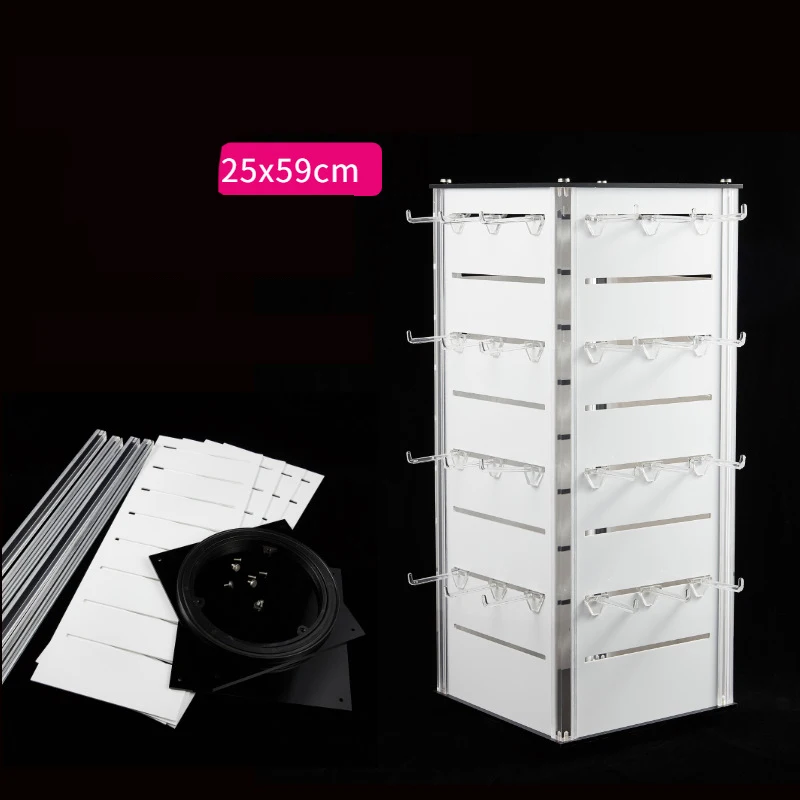 Revolving Display Case Acrylic Rotating multi function Display Showcase ...