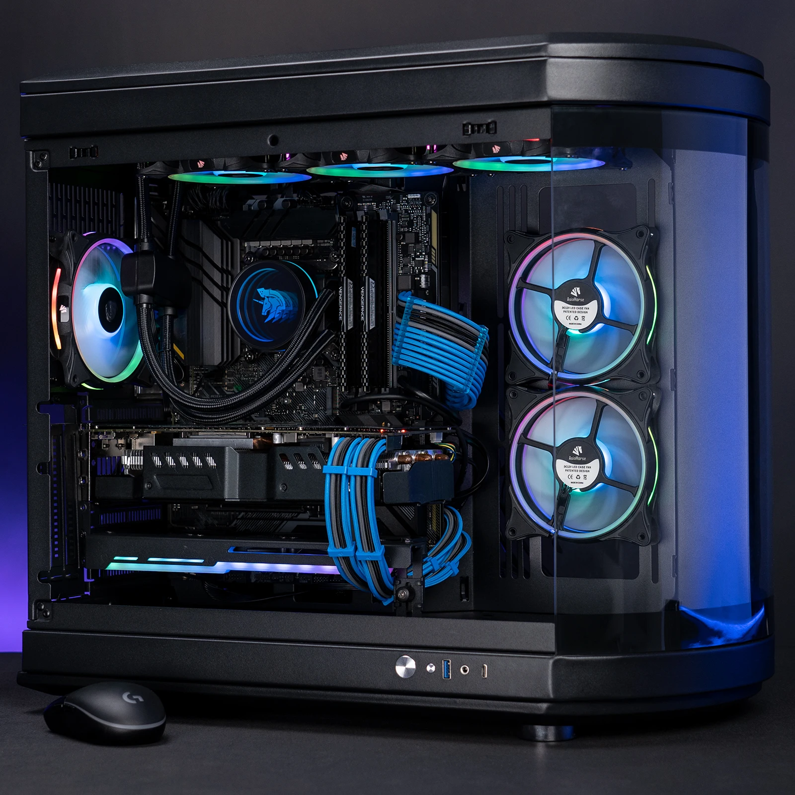 Micro ATX Pc Case Mesh Tower Gaming Pc Case Computer Cases