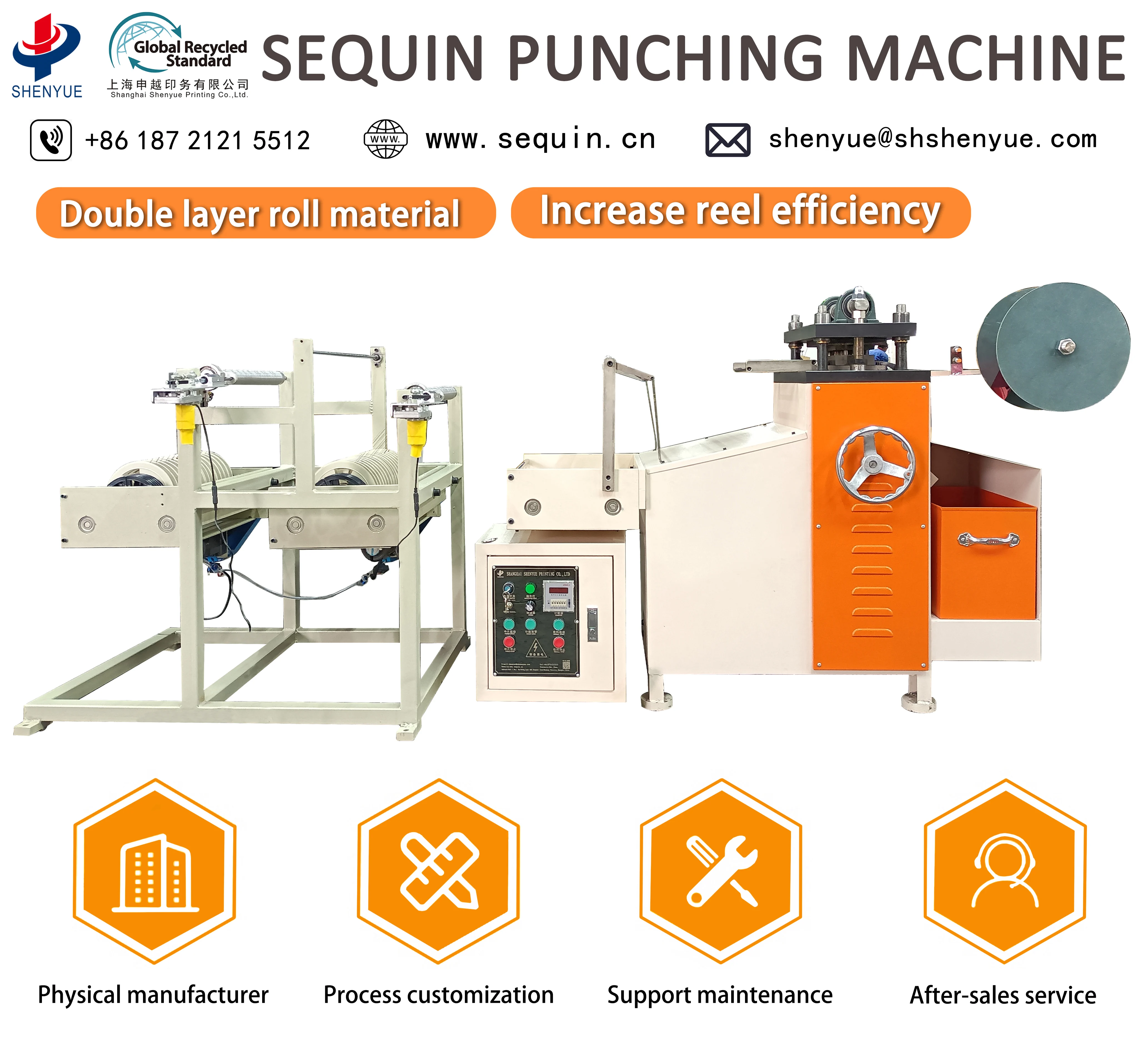 Sequin Punching Machine Big Rolls Sequin Machine - Buy Sequin Punching ...