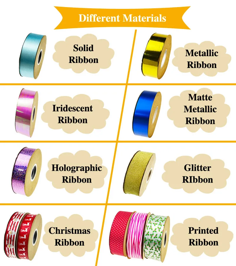 Customizable Solid PP Ribbon Roll for Christmas & Weddings