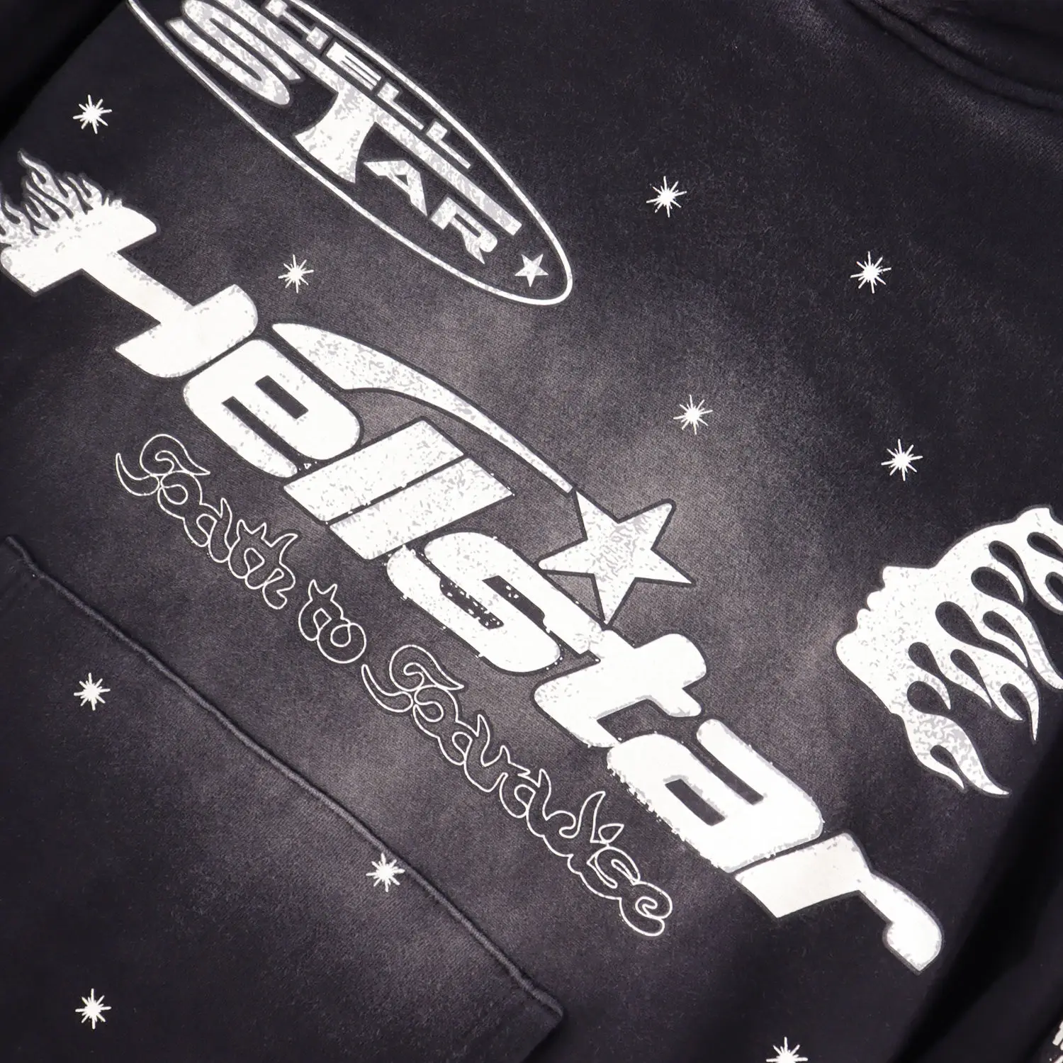 Hellstar Clothing Vintage Wash Make Old Casual Streetwear Sweatshirts ...