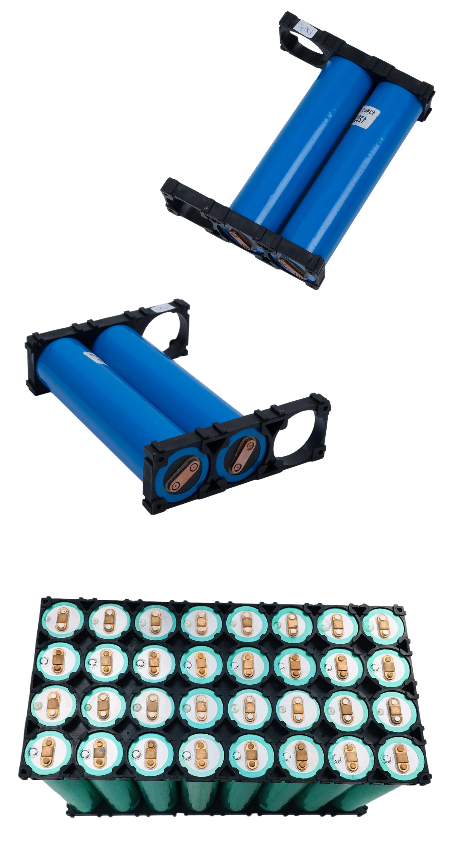 Custom Cylindrical battery cell bracket 32650 32700 plastic support DIY ...