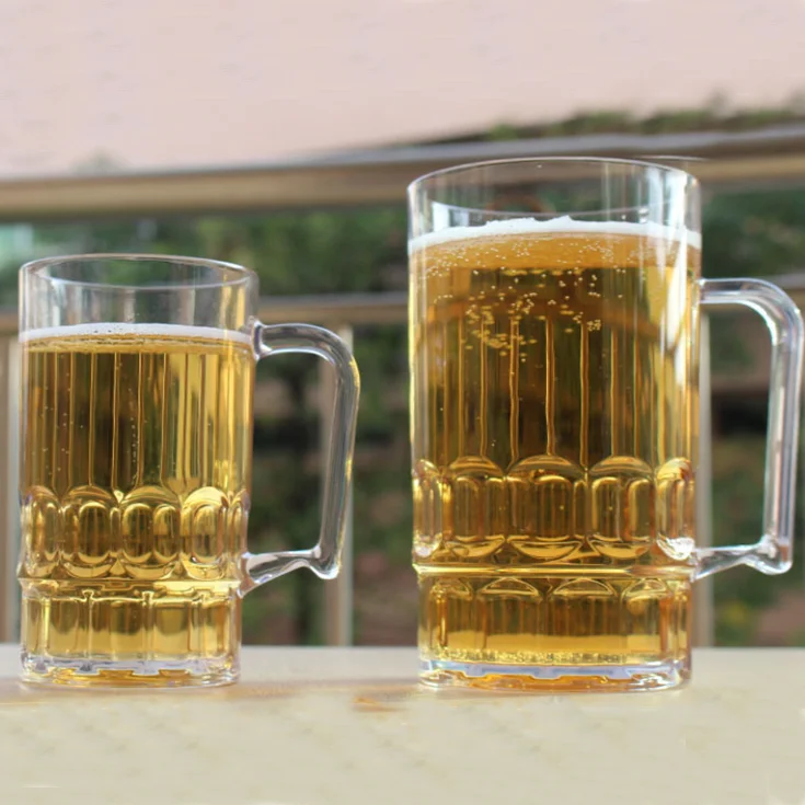 Custom Borosilicate Glass Beer Mug 300ml Capacity New Design Party ...