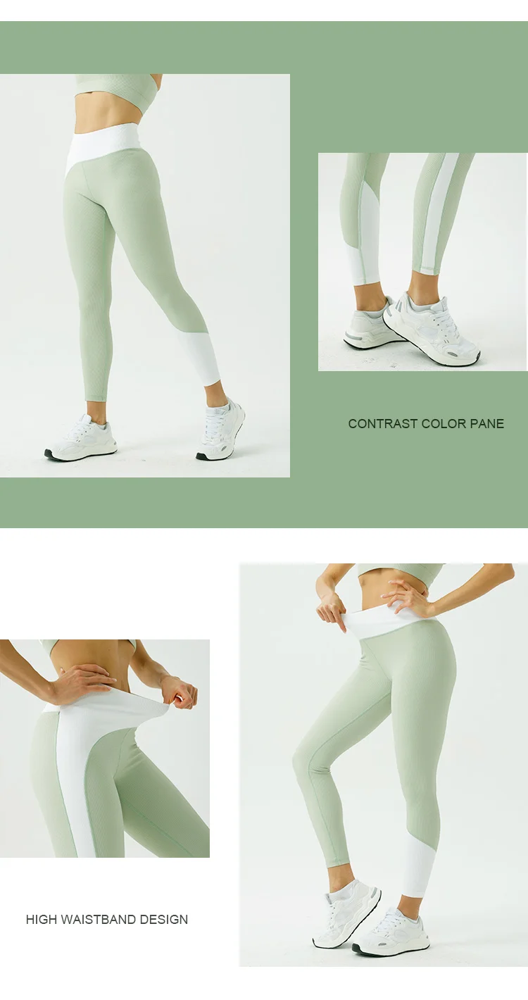 Hingto Custom 2024 Recycle Sports Bra Athletic Women Fitness Gym Workout 2 Piece Pant Leggings ...