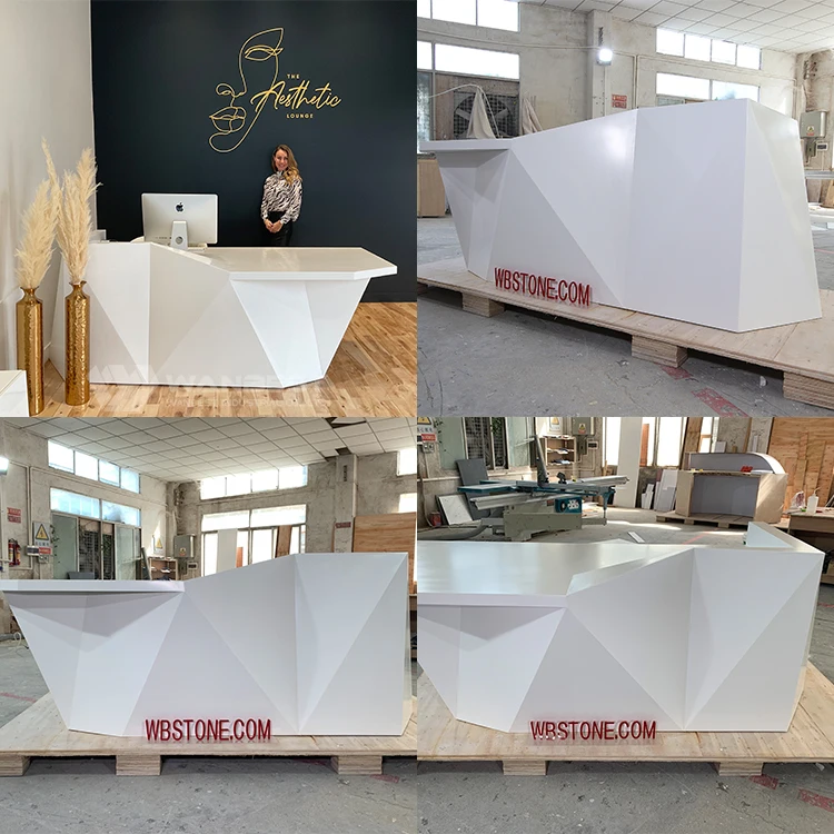 Customizable Large Size Reception Desk - Modern & Durable