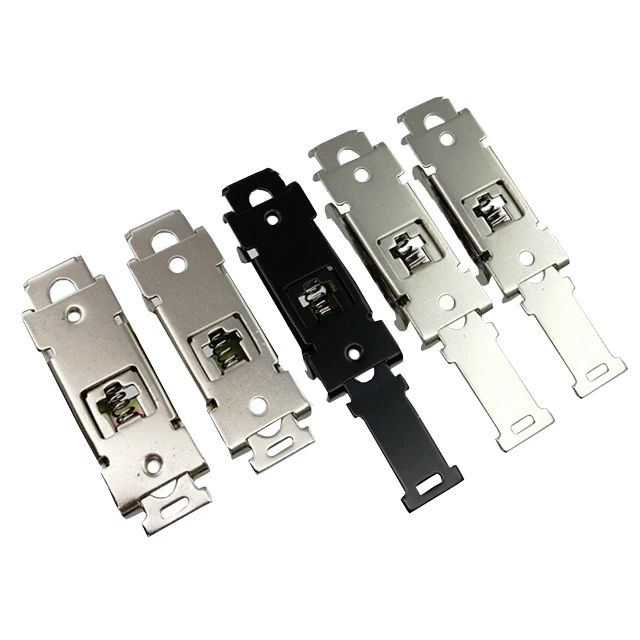 Universal Spring Loaded DIN Rail Mounting Clips - Steel Brackets for ...