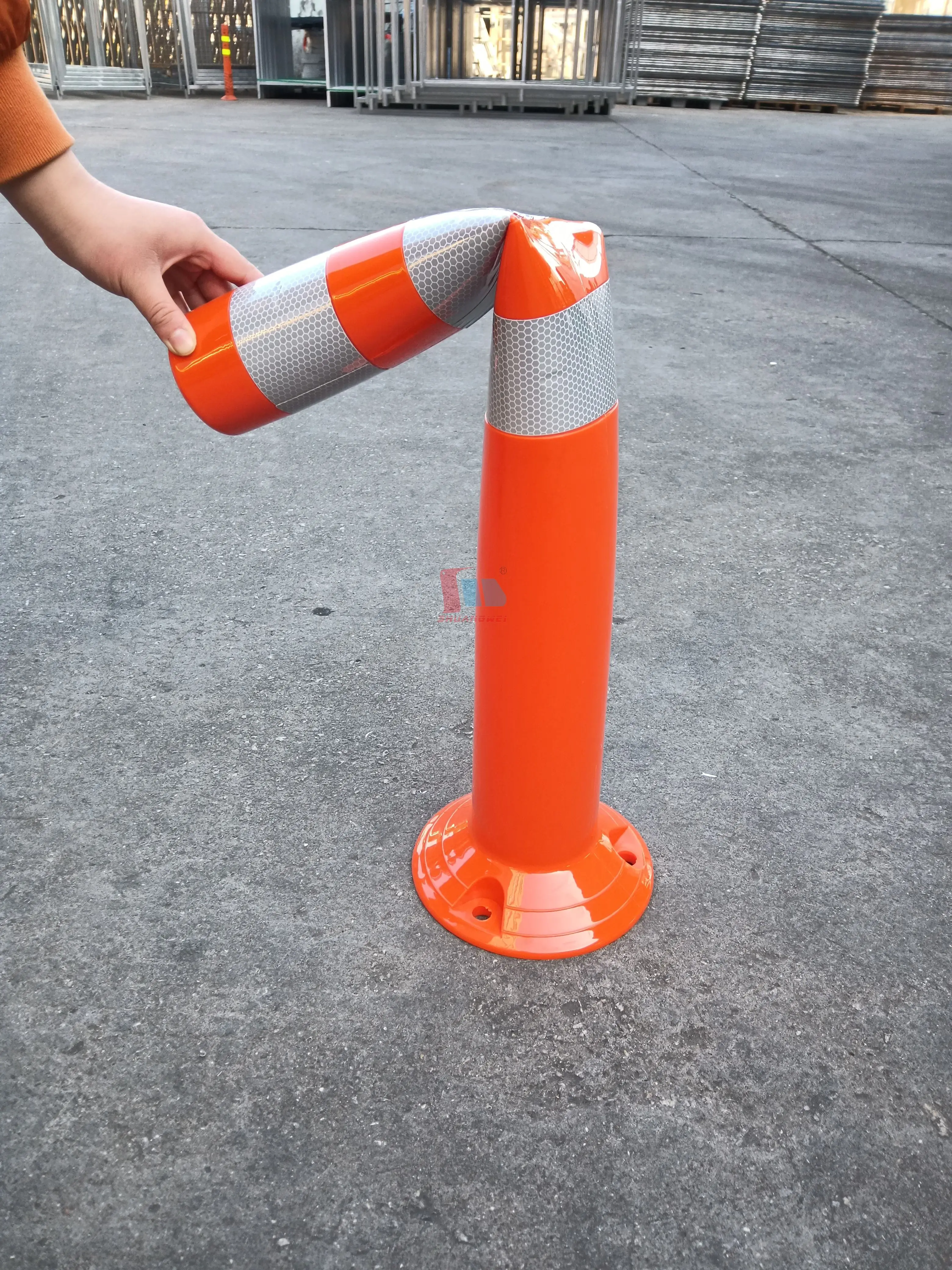 Reflective Warning Traffic Column Road Delineator Post Flexible Plastic ...