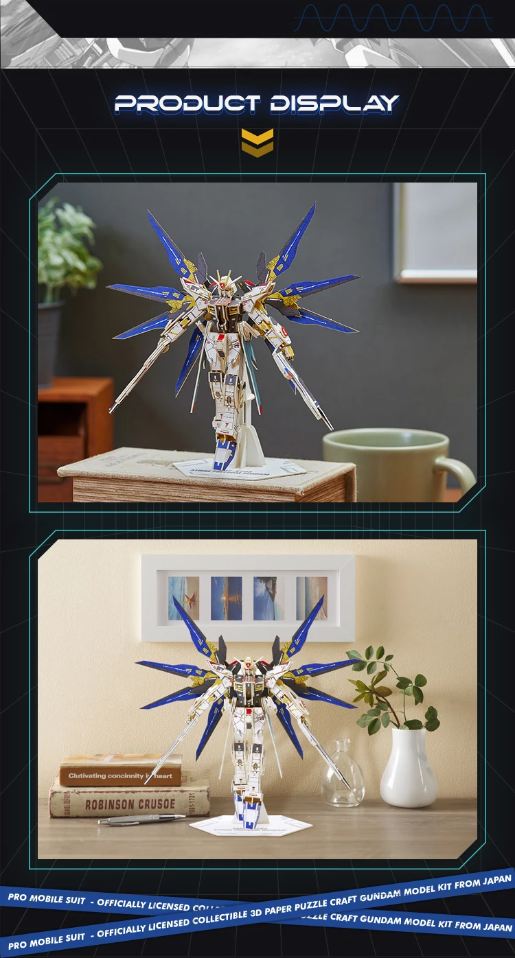 Easy Gundam Model Kits - 3D Anime Puzzles for Fans