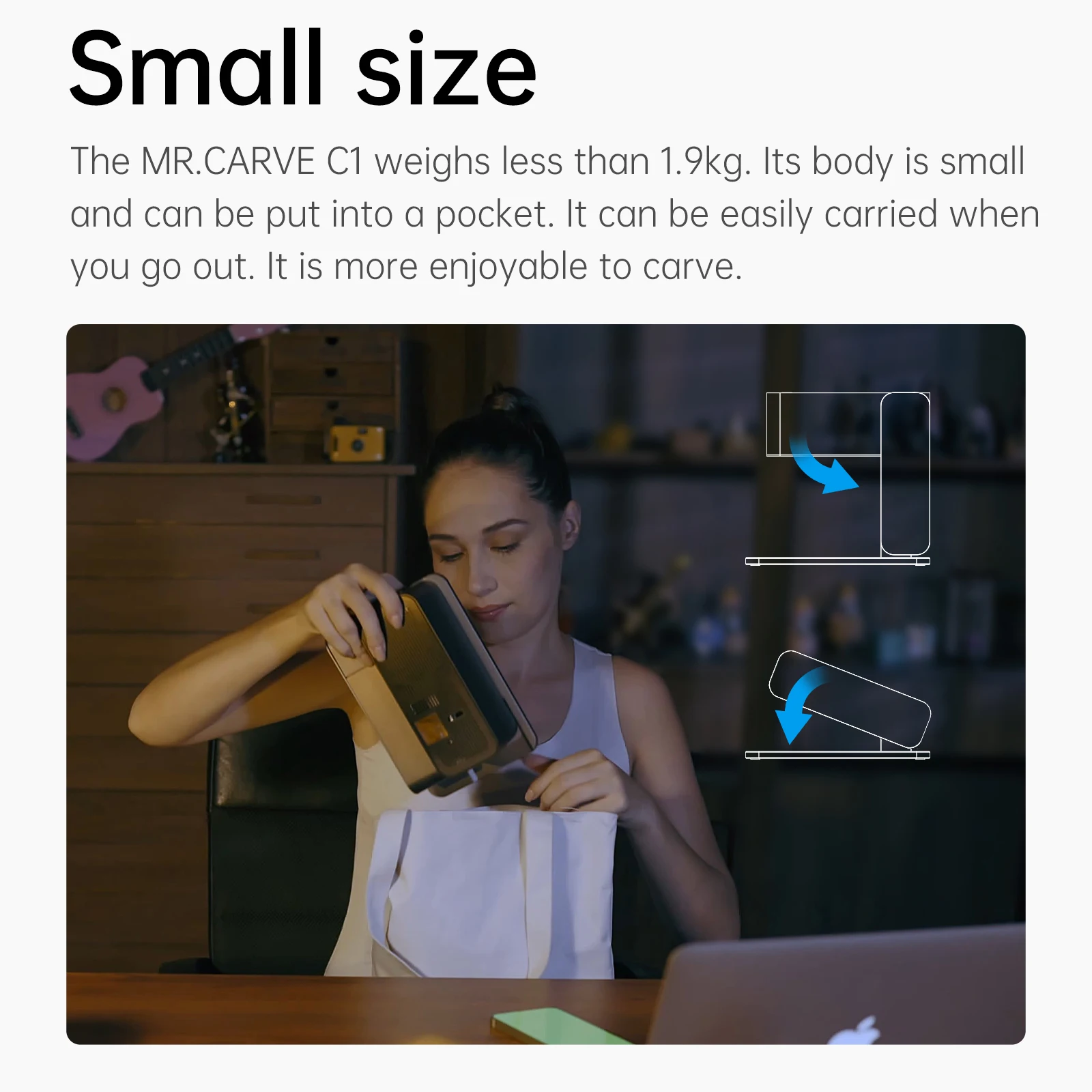 Mr.carve C1 Fully Automatic Portable Laser Engraving Machine Diy ...