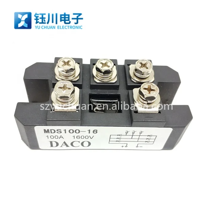 MDS100-16 Three-Phase Rectifier Bridge Module 100A1600V