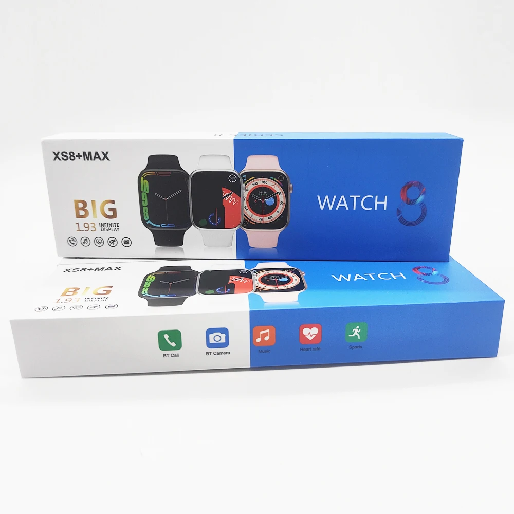 Xs8+max Fashion Cheap Smart Watch 2024 Reloj Inteligente Heart Rate ...