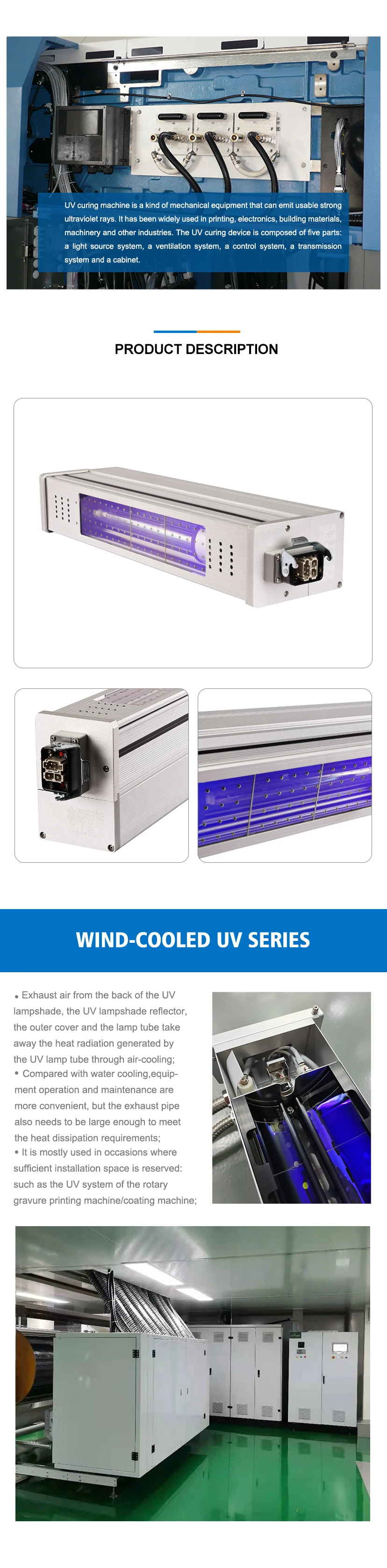 UV Curing Light Ink Coating LED Air Cooled Curing Lamp| Alibaba.com