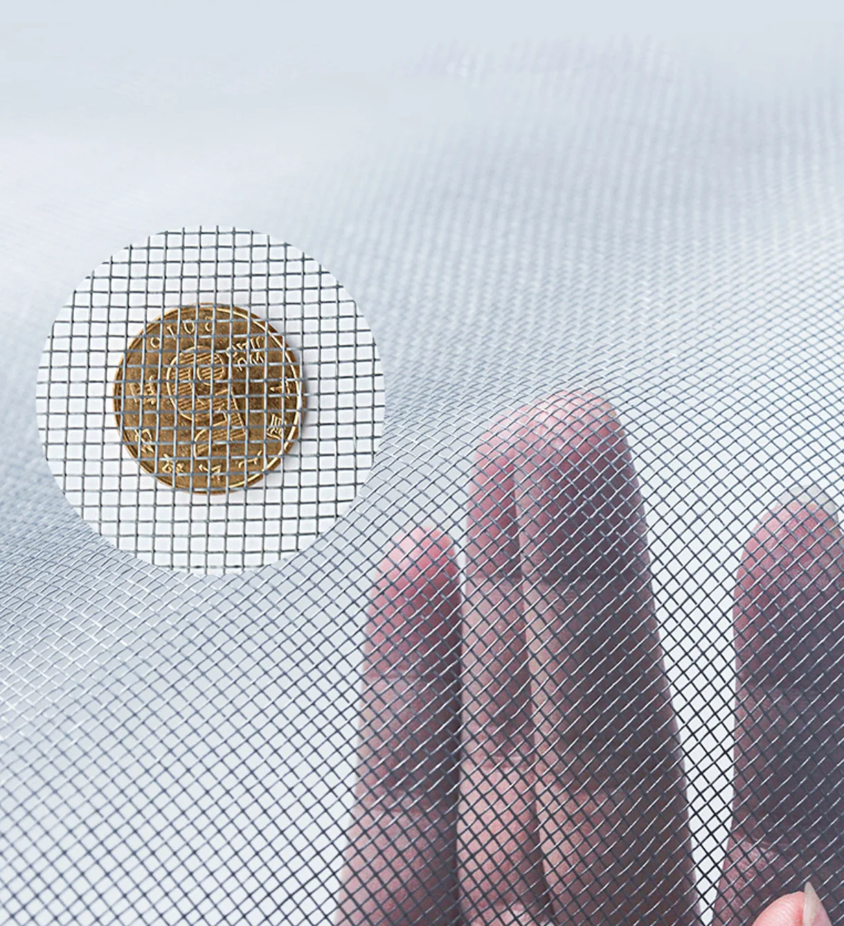 Standard Model Retractable Rolling Insect Screen Window Aluminum Frames ...