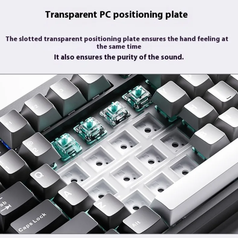 Aula S87 Pro Mechanical Keyboard - Wireless & RGB Backlight