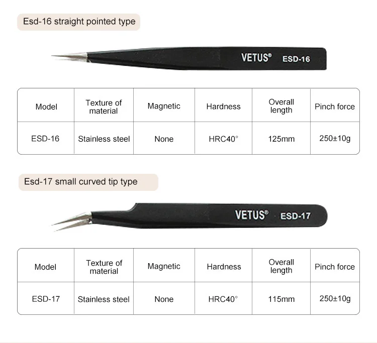 Newest Style Vetus Esd-11 Sustainable Wimpern Pinzette Eyelashes ...