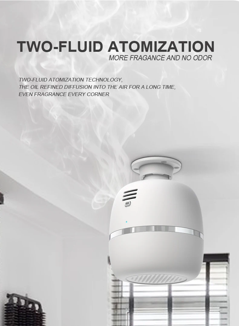 Electric Suspended Ceiling Scent Diffuser Machine 1000m3 Room APP ...