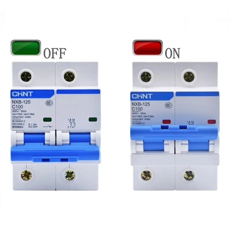 Chint MCB Miniature Circuit Breaker 63A/100A for Reliable Low Voltage ...