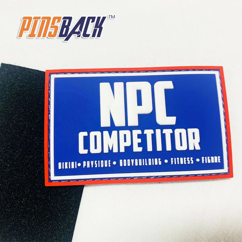 Customized Embossed Patch Logo Silicone PVC 3D Patches