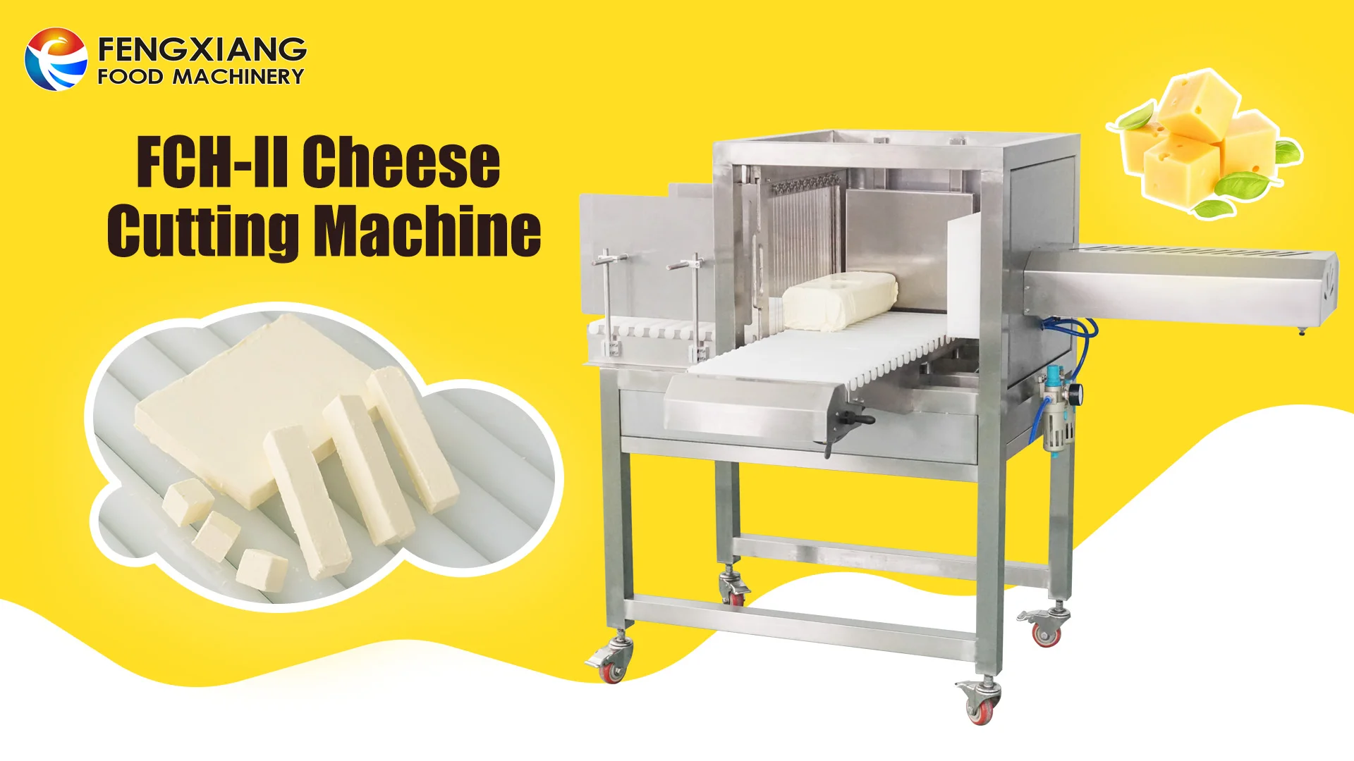 Restaurant Bakery Using Sus304 Slices/chunks Cheese Cutter Air ...