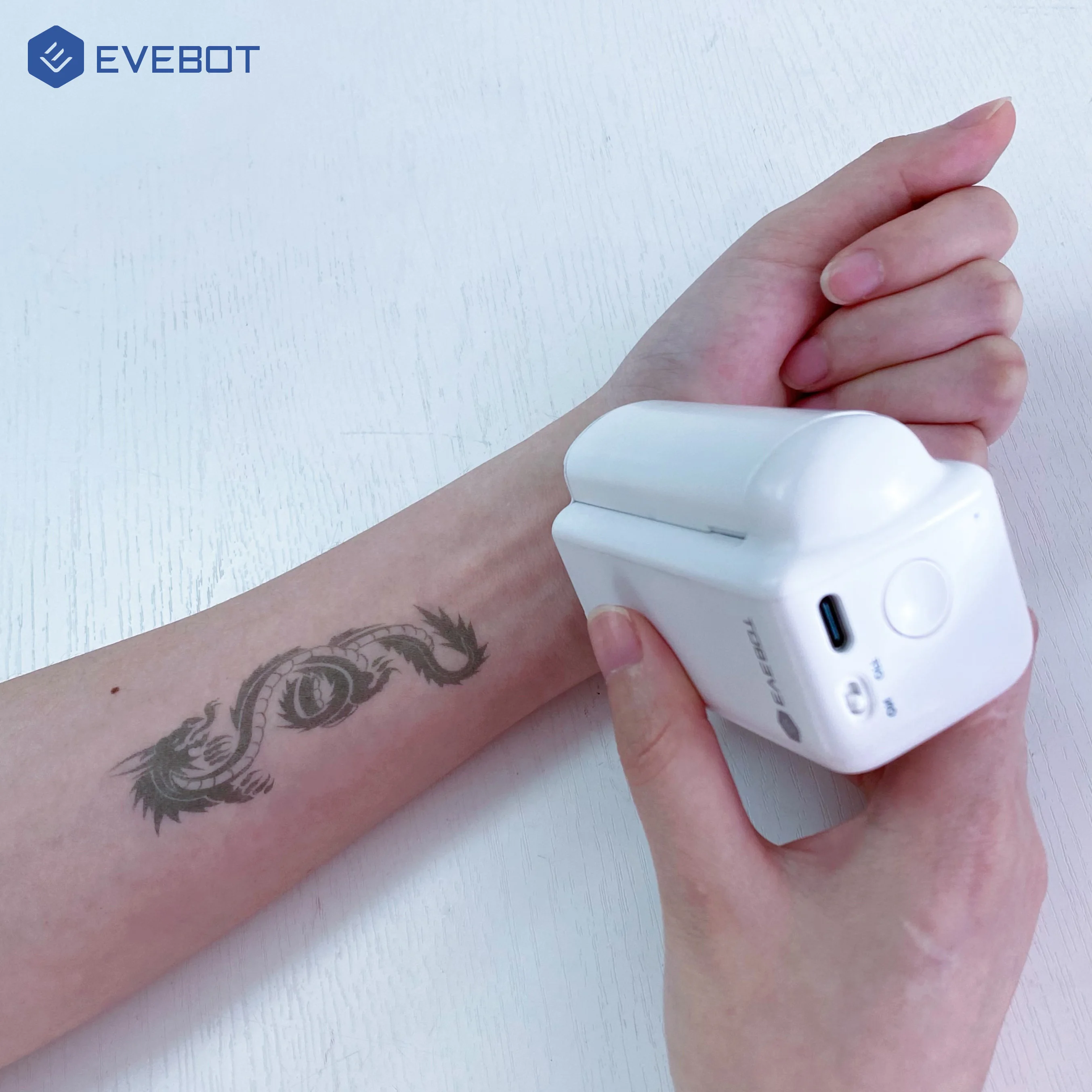 EVEBOT Portable Printer - Mini Inkjet Printers for All Surfaces