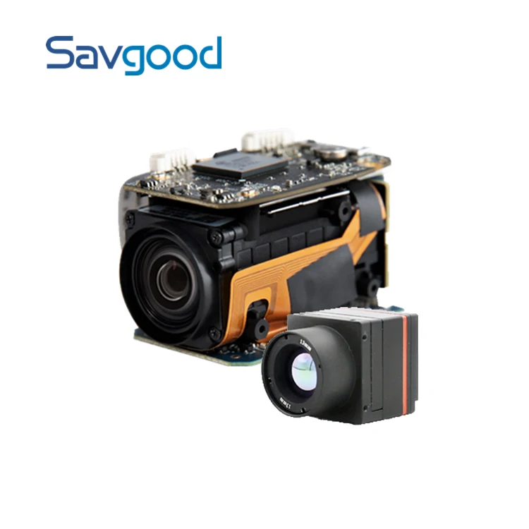 Thermal Optical Bi-spectrum 640x512 resolution 8MP 3.5x Zoom Starlight ...