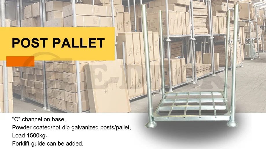 Heavy Duty Metal Welded Warehouse Industrial Transport Stacking ...