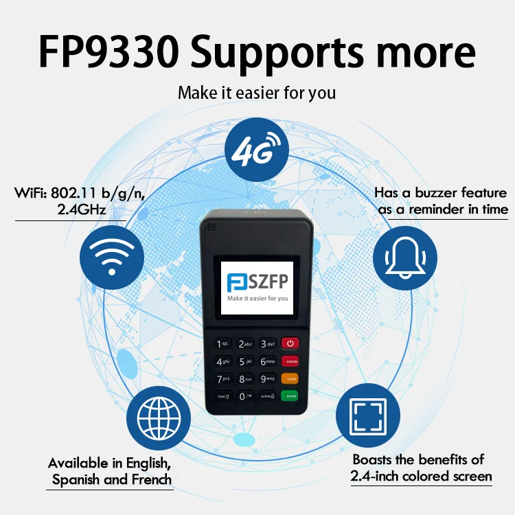 Mobile Pos Terminal Payment Pos Machine With Thermal Printer And ...