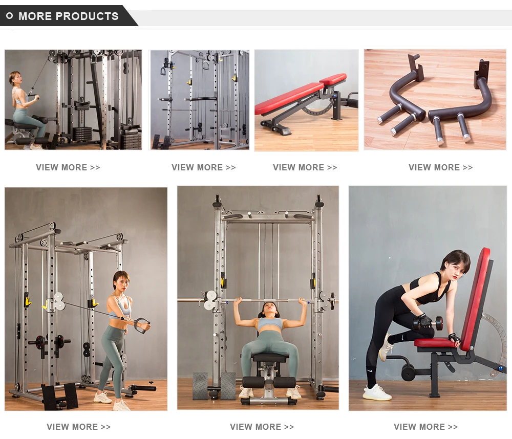 Commercial Bodybuilding Squat Power Rack Weight Exercise Gym ...