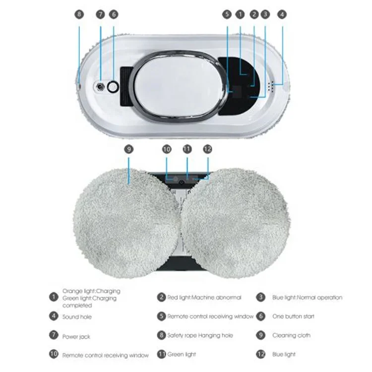 Automatic Window Cleaning Robot Household Remote Control Automatic ...