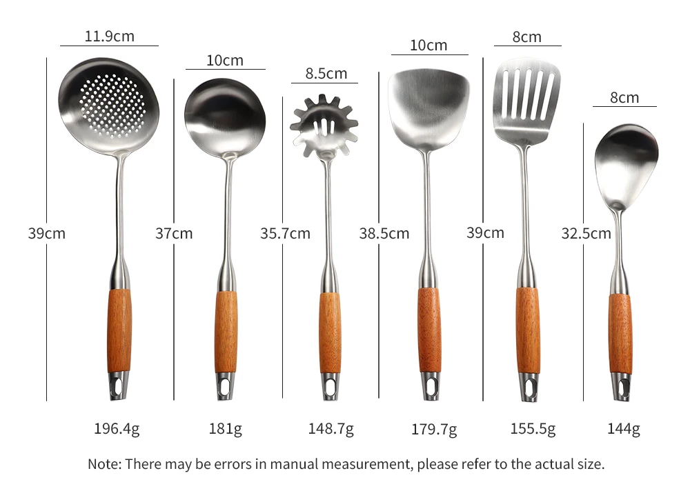 Modern Home Cooking Kit - Durable Stainless Steel Utensils