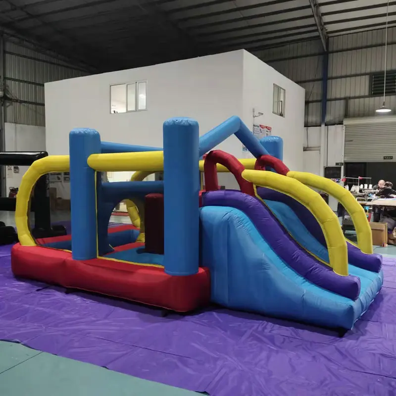 Bouncy Castle Inflatable Commercial Slip Slide Inflatable Bounce House ...